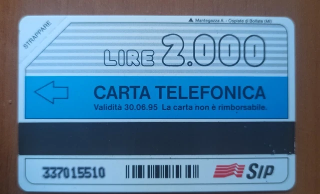 SCHEDE TELEFONICHE SIP Serie Figurate Monteverdi Nuova Rara 2.000 magnetica EUR 5,99 - PicClick IT