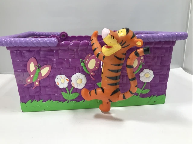 RARE LIMITED EDITION Winnie The Pooh Tigger Purple Picnic Basket Swing ...
