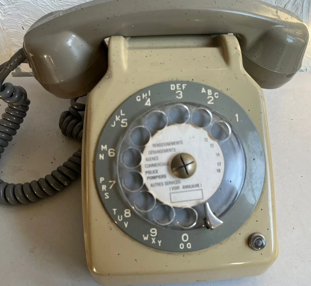FRENCH VINTAGE ROTARY Telephone Re wire For British Use £16.13 ...