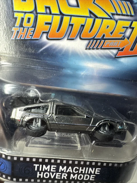 HOTWHEELS 1/64 🇨🇵 back to the future Time Machine Hover Mode Retro de ...