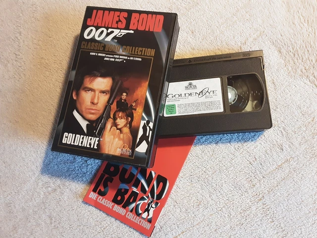 GOLDENEYE PIERCE BROSNAN James Bond 007 Tape VHS Mgm/Ua 1996 Pal EUR 25,56 - PicClick FR