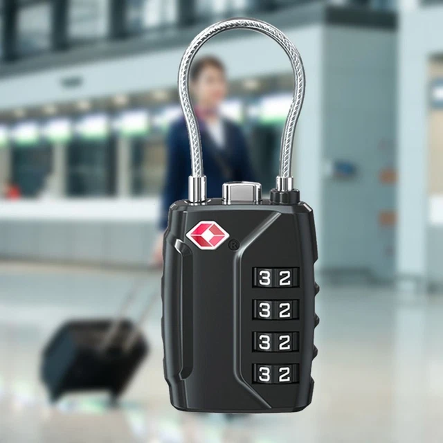 LUGGAGE CODED LOCK Security Tool Customs Password Lock 3 Digit ...