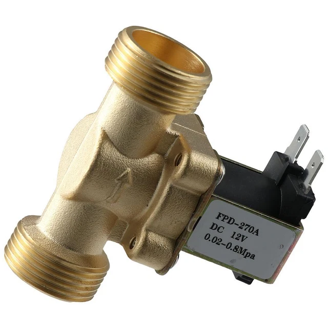 3/4 INCH SOLENOID Valve DC 12V Water Shut Off Valve Water Control EUR ...