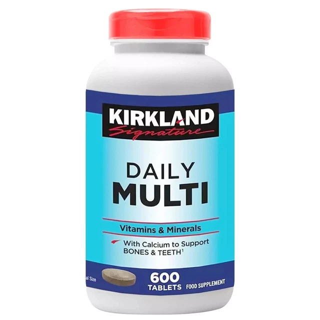 KIRKLAND SIGNATURE DAILY Multi Vitamins &Minerals Nutritional Health ...