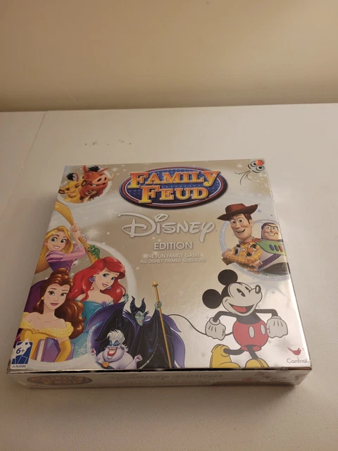 FAMILY FEUD DISNEY Edition Board Game Disney Themed Questions Pixar $19 ...