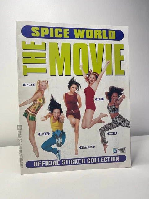 SPICE GIRLS OFFICIAL Spiceworld: The Movie Sticker Book - EMPTY £15.00 ...