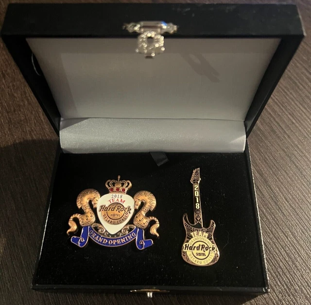 HARD ROCK HOTEL Desaru Coast Grand Opening Team Staff Pin set Rare £120 ...