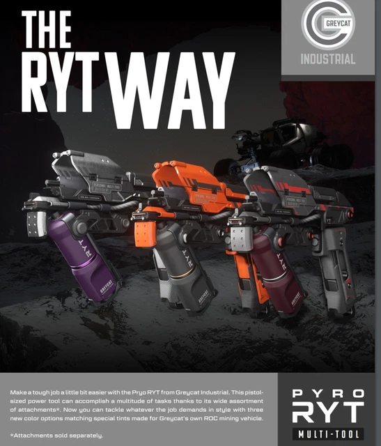 STAR CITIZEN - Greycat Multi-Tool Pyro Ryt (3 Colors) Multitool EUR 24 ...