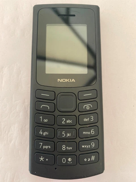 NOKIA 105 4G TA-1389 - Black (Unlocked) Mobile Phone Dual Sim simple ...