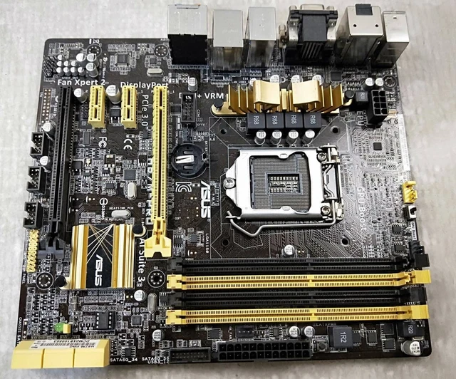 [USED PART] BIOS check only, ASUS H87M-PRO motherboard with IO panel ...