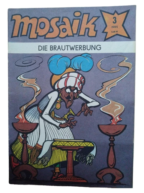 MOSAIK COMIC DIE Brautwerbung Heft 3/1985 DDR Taschenbuch Deutsch Comic ...