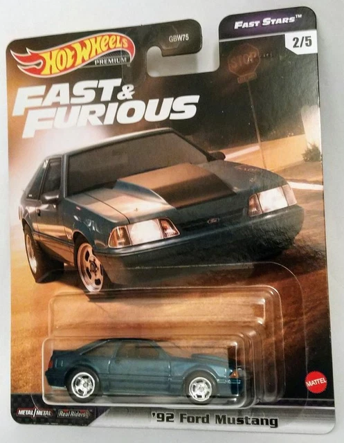 NEW 2021 PREMIUM Hot Wheels Fast & Furious 9 92 Ford Mustang Foxbody ...