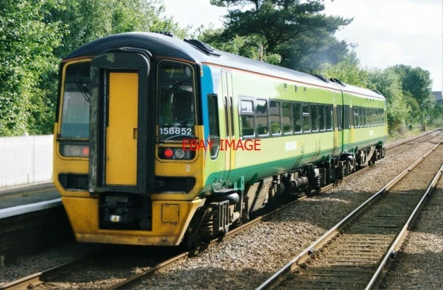 PHOTO CLASS 158 Sprinter Express 2-Car Dmu No 158 852 Leaving Wymondham ...