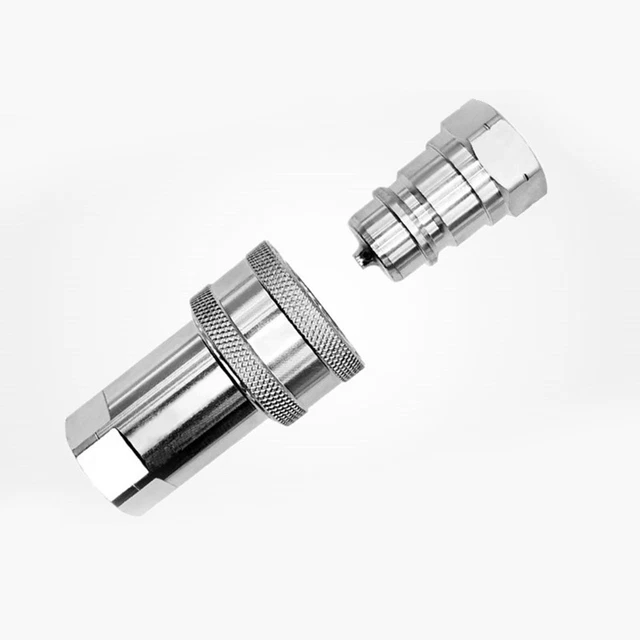 HYDRAULIC QUICK COUPLER NPT Threaded Coupler Carbon Steel Construction ...
