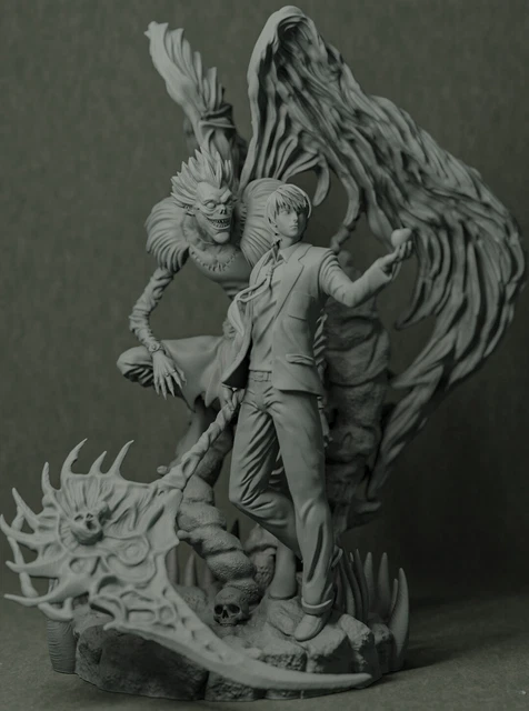 LIGHT YAGAMI AND Ryuk from Death Note Diorama Resin 3d printed DIY ...
