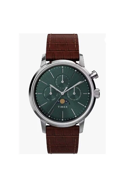 TIMEX MARLIN MOON Phase Multifunction Watch TW2W51000 £130.00 - PicClick UK