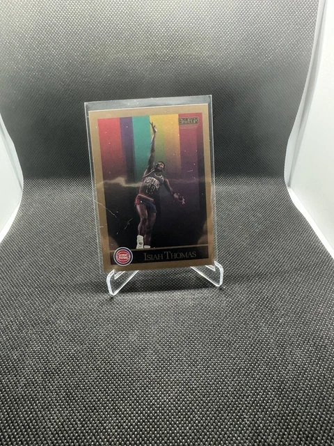 1990-91 SKYBOX ISIAH Thomas Detroit Pistons #93 Hall of Fame EUR 0,64 ...