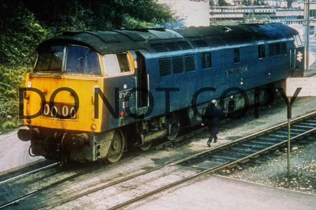 UK DIESEL TRAIN Railway Photograph Of Class 52 Western D1021. Rm52-67 £1.65 - PicClick UK