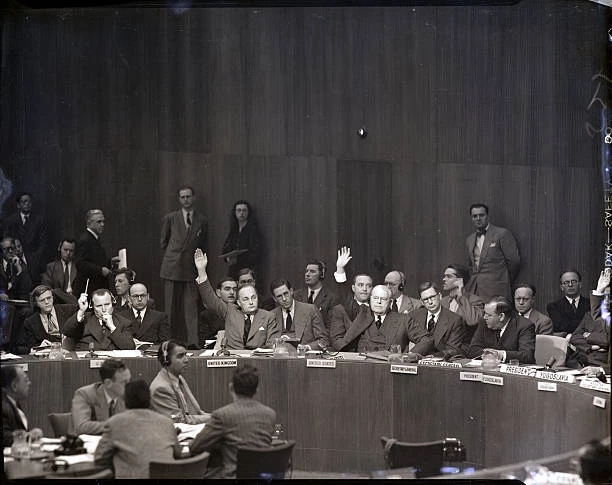 JACOB MALIK GLADWYN Jebb K Austin At Un Lake Sucess 1950 Political OLD ...