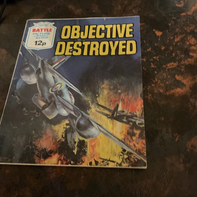 FLEETWAY BATTLE PICTURE Library Comic no 1208 Objective Destroyed EUR 3 ...