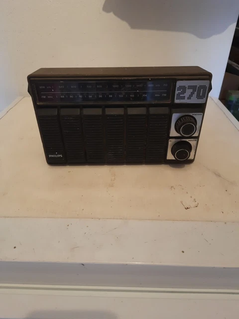 PHILIPS 270 KOFFERRADIO Radio, Transistorradio, Sammlerradio 90 AL 270/ ...