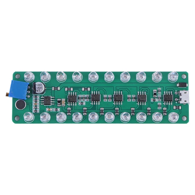 AUDIO POWER AMPLIFIER Level Meter LED VU Meter Sound Level Music ...