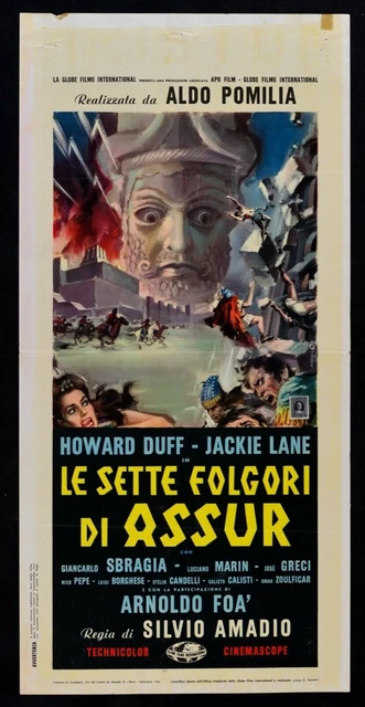 AFFICHE LE SEPT Folgori De Assur Duff Marin Abbaye Sbragia Foà ...