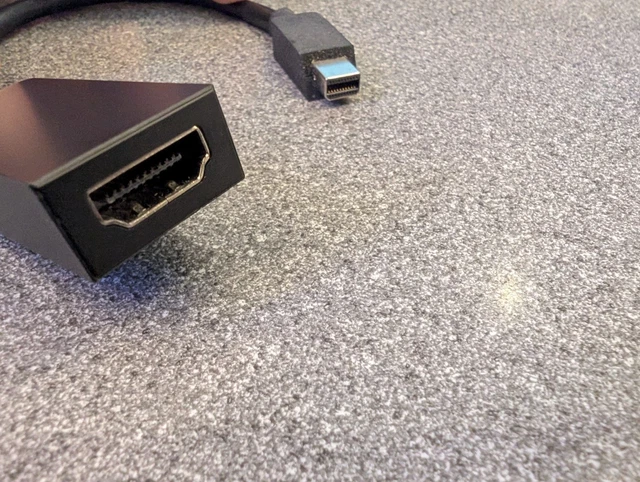 GENUINE MICROSOFT SURFACE Mini DisplayPort To HD Av Adapter Pro Model ...