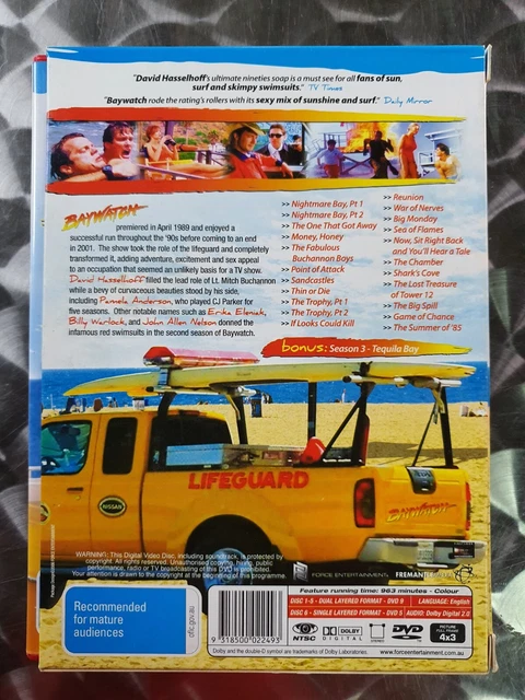 BAYWATCH : SEASON 2 Boxset - DVD, 1991 - All Regions $8.00 - PicClick AU