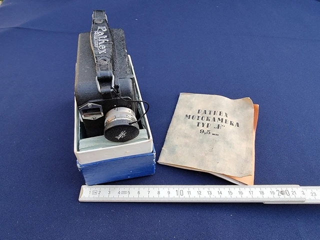 VECCHIA CINEPRESA PATHEX motocamera seconda guerra mondiale 1937 tipo H ...