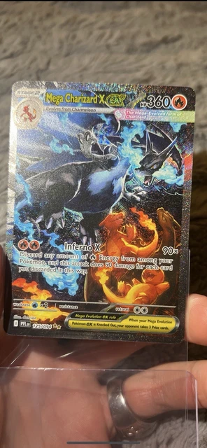 POKEMON MEGA CHARIZARD X Ex 125/094 Phantasmal Flames - Pack Fresh £424 ...