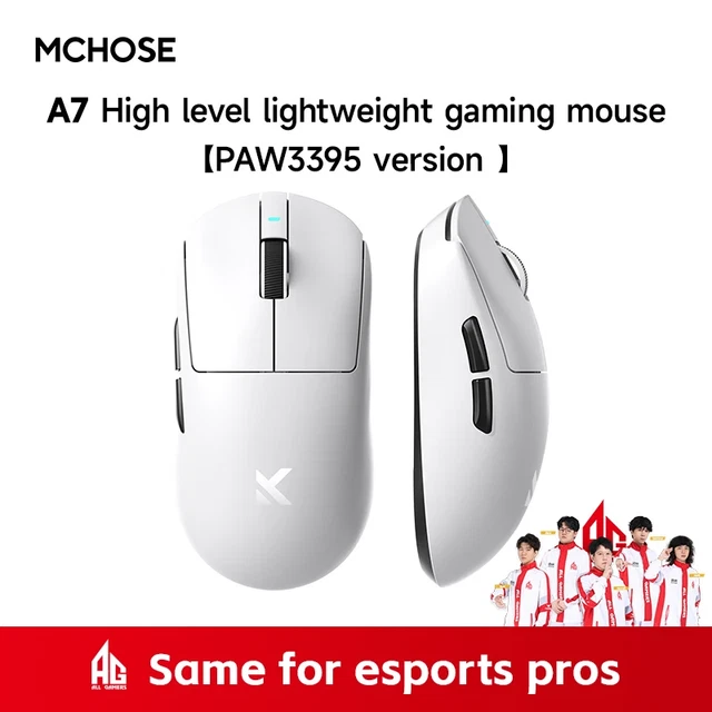 MCHOSE A7 PRO Ultra Wireless Mouse Tri-Mode Gaming E-Sports Mouse PAW3950 Lightw $112.69 ...