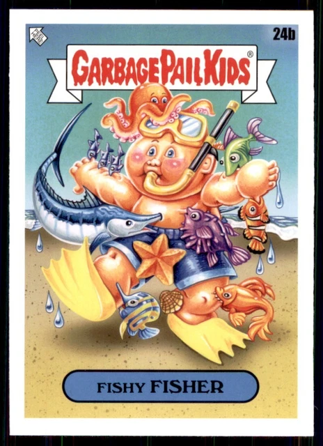 2021 GARBAGE PAIL Kids Go on Vacation Base #24b FISHY FISHER EUR 1,08 ...