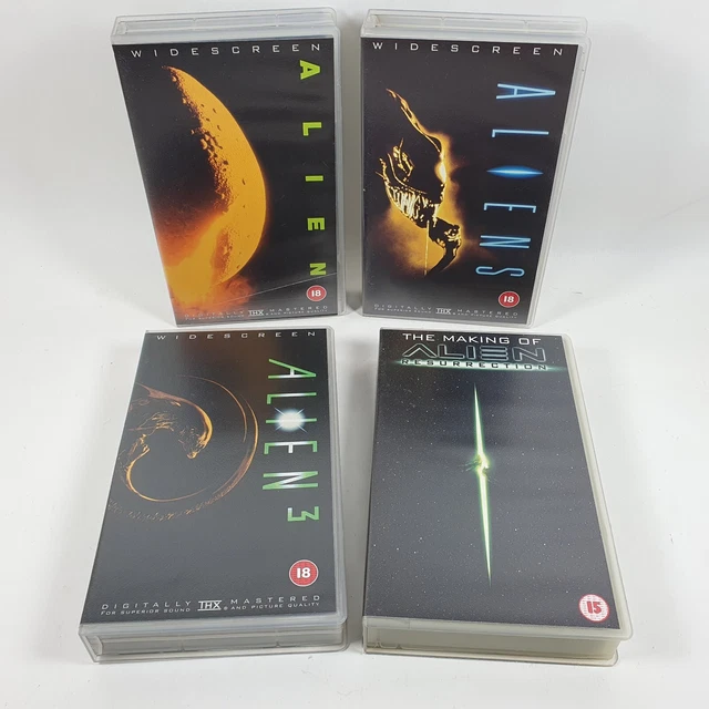 ALIEN ALIENS ALIEN 3 Widescreen VHS Video Cassette Tape Bundle Lot 20th ...