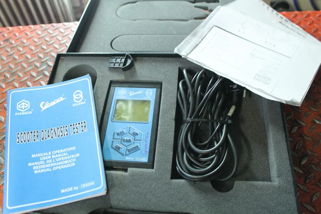 PIAGGIO DIAGNOSTIC TESTER Digitek 020460y Injector Purejet Factory ...