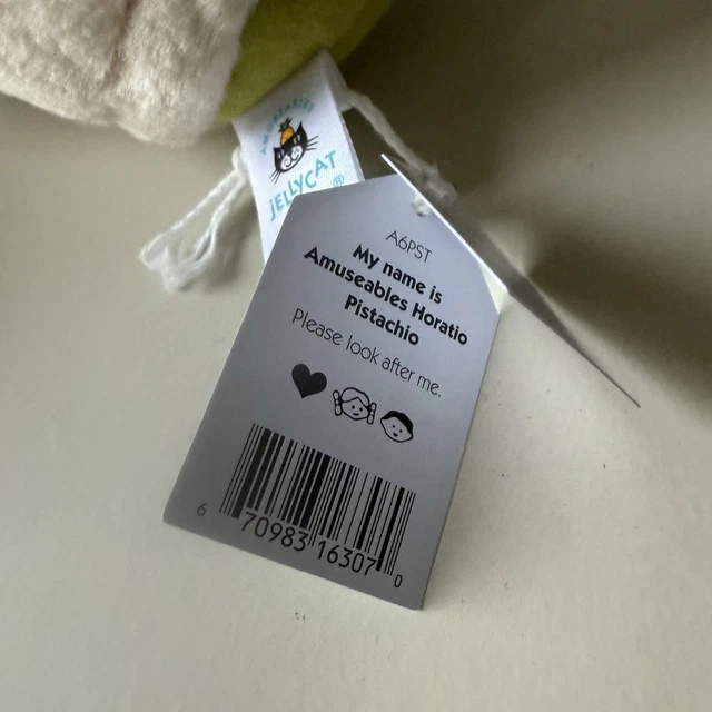 JELLYCAT HORATIO PISTACHIO BNWT Genuine £37.10 - PicClick UK