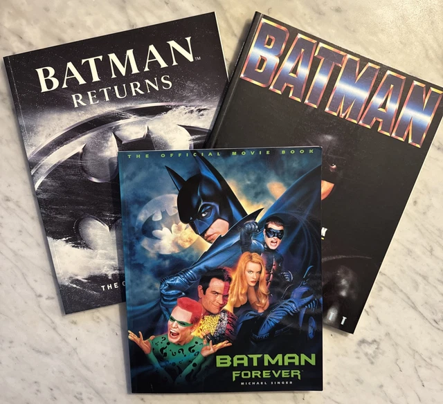 BATMAN, BATMAN RETURNS and Batman Forever - Official Movie Books £15.80 ...