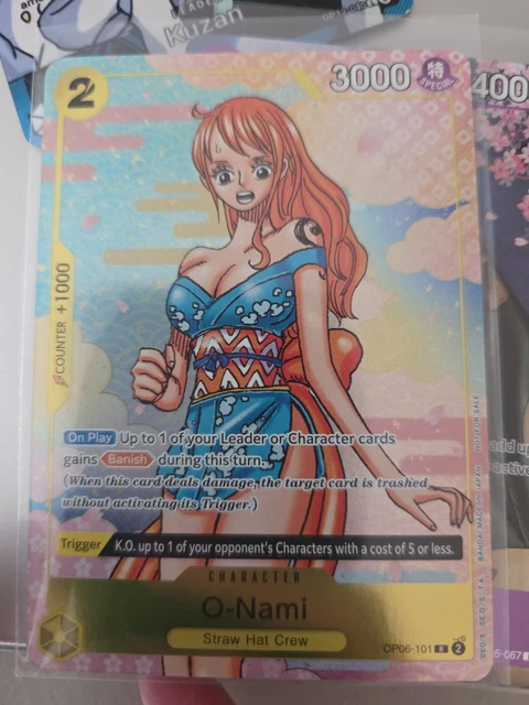 ONE PIECE CARD Game CCG TCG O-Nami OP06-101 Event Pack Vol. 5 Promo ...