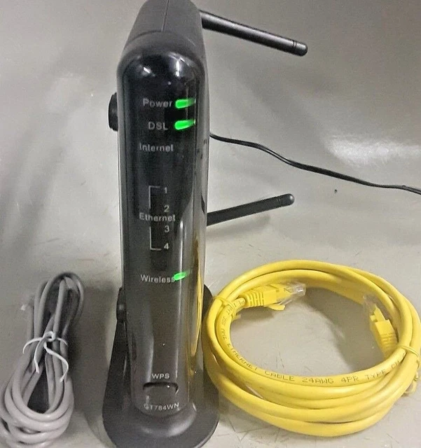 ACTIONTEC 300MBPS WIRELESS N DSL Modem/Router Model GT784WN-01 OPEN BOX ...
