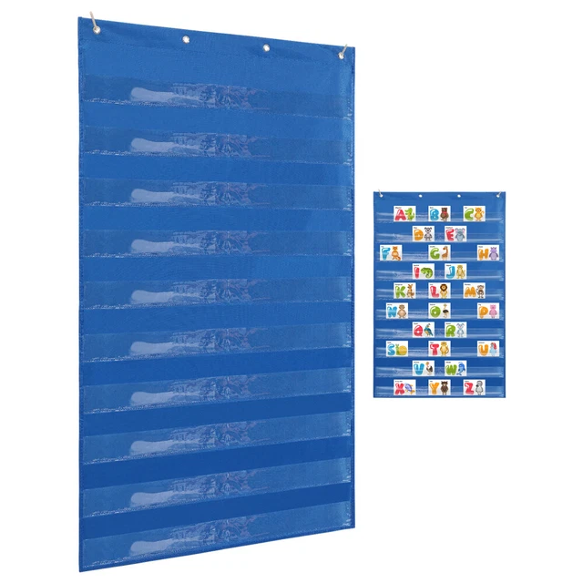CLASSROOM POCKET CHART Classroom Behavior Chart Schedule Pocket Chart £ ...