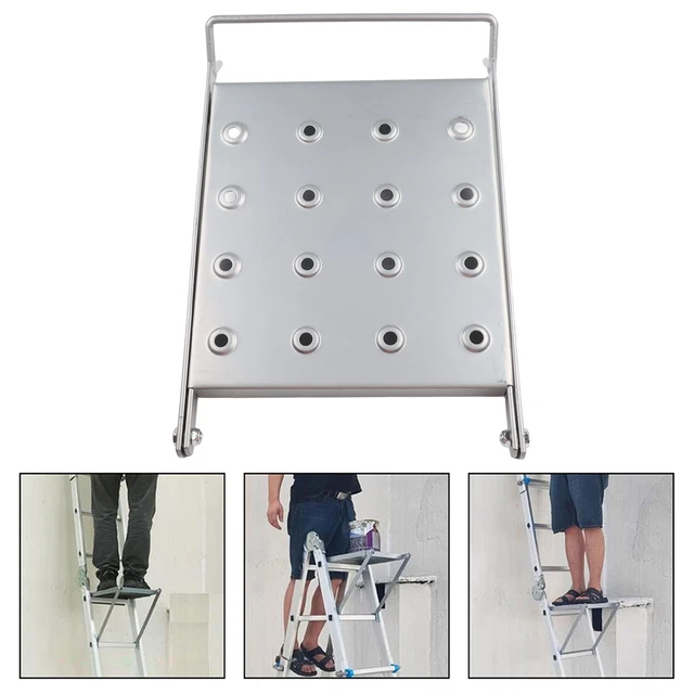 TELESCOPIC LADDER WORK Platform for Living Rooms Balconies and Gardens ...