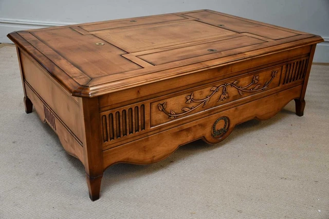 SUPERB GRANGE FURNITURE French Metamorphic Coffee table with hidden ...