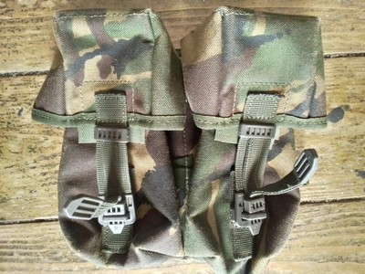 BRITISH ARMY PLCE Universal Ammunition / Double Magazine Pouch DPM ...