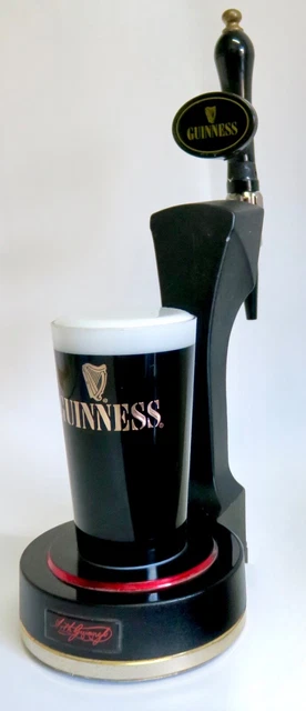 VINTAGE GUINNESS BAR pump and light topper - good condition - used £90. ...