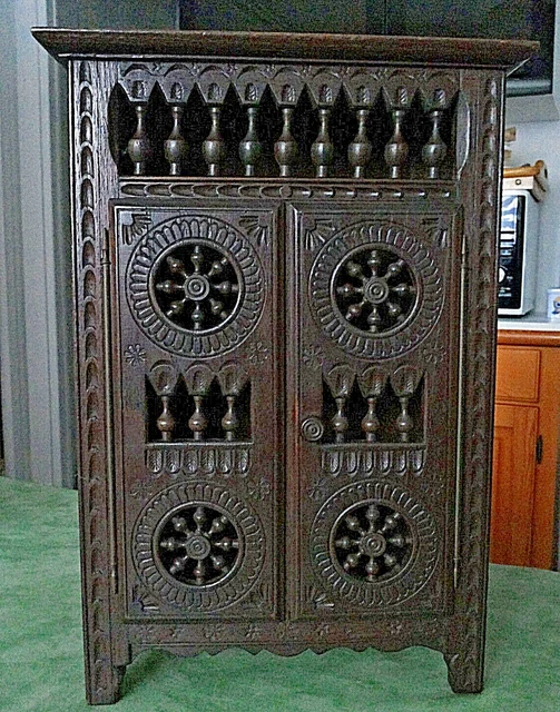 ARMOIRE G.M. ANCIEN MEUBLE BRETON MINIATURE pour poupées miniatures EUR 85,00 - PicClick FR