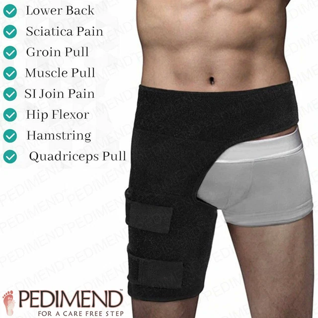 HIP BRACE FOR Sciatica Pain Relief - Compression Support Wrap for Thigh ...