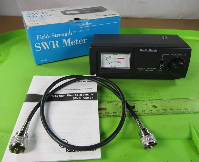RADIO SHACK FIELD-STRENGTH SWR METER p/n 21-533 CB / HAMNIBNOSExcellent ...