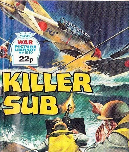 A FLEETWAY WAR Picture Library Pocket Comic Book Magazine #1910 KILLER ...