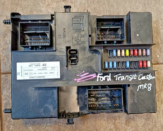 2015 FORD TRANSIT Custom 2.2D Bcm Body Control Module - Bk2T-14B476-Au ...