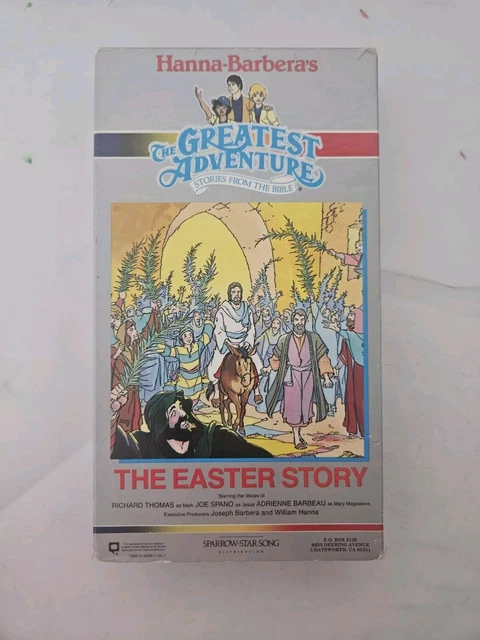 THE GREATEST ADVENTURE: The Easter Story (VHS 1989) Hanna-Barbera Bible ...